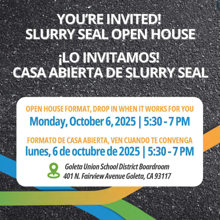 Slurry Seal Open House Monday October 6 | The Monarch Press